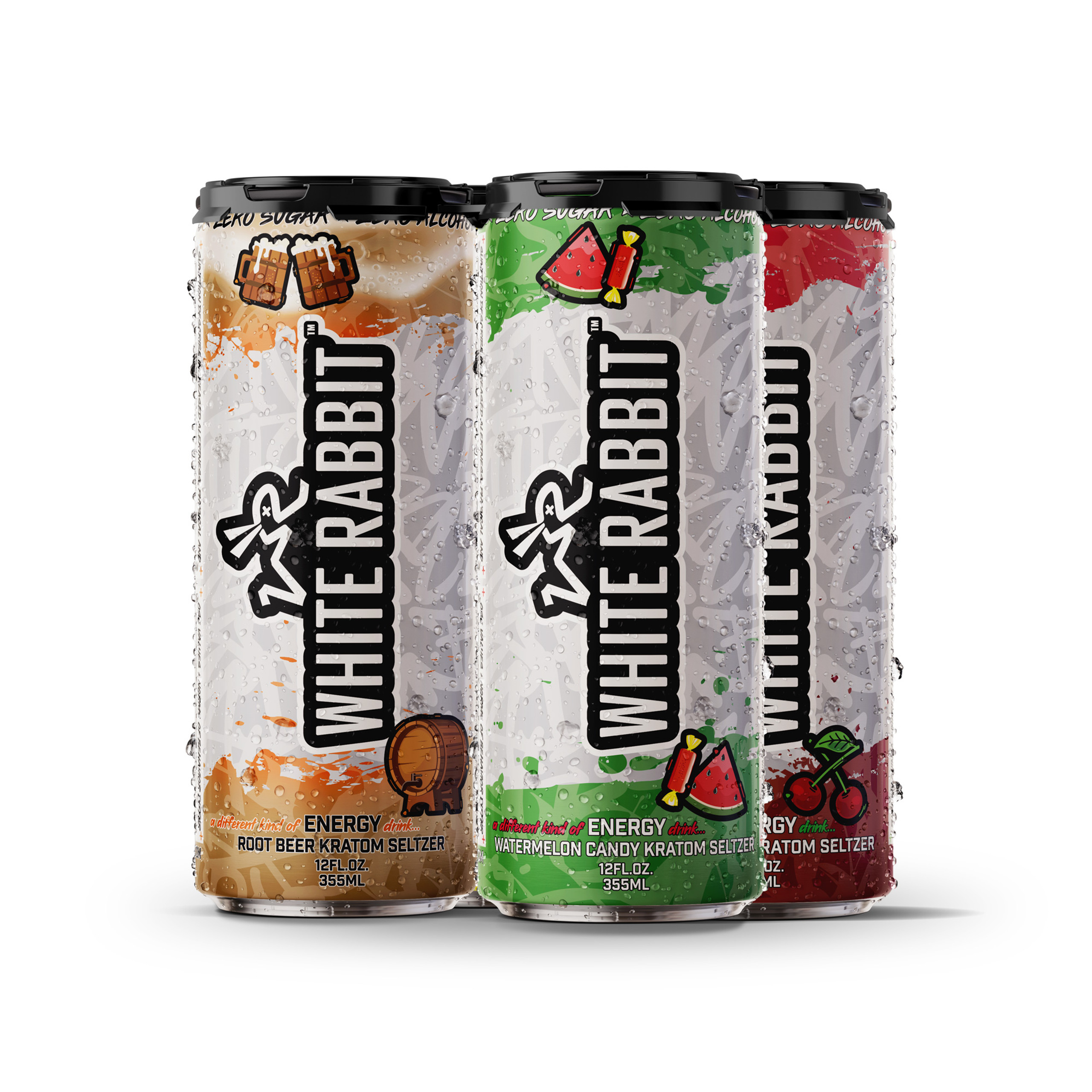 White Rabbit Kratom Energy Seltzer 12-Pack – North Carolina Grapevine ...